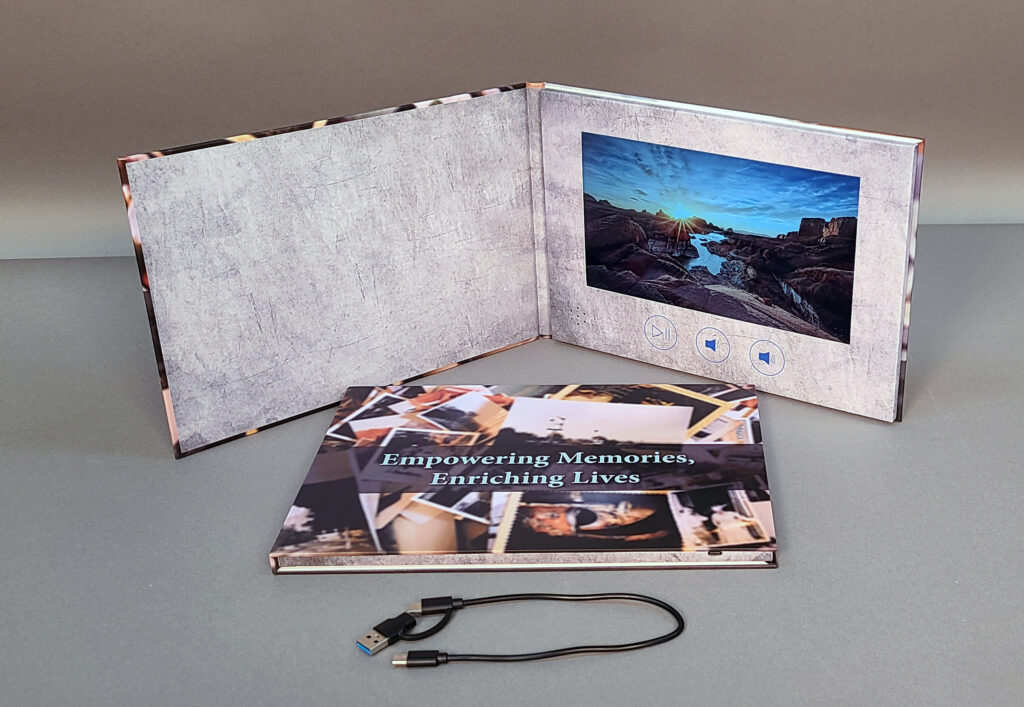 Large Screen Video Memory Book | 10 Inch Dementia Memory Video